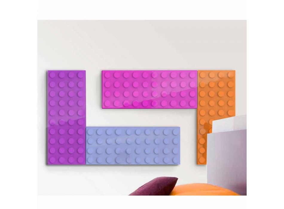 Brick radiator hydrauliske lego design lavet i Italien af Scirocco H