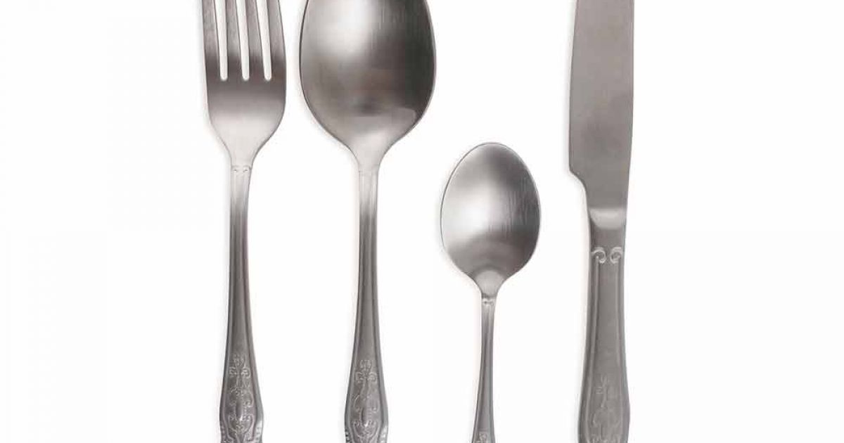 Full Service Design Bestik i satinstål